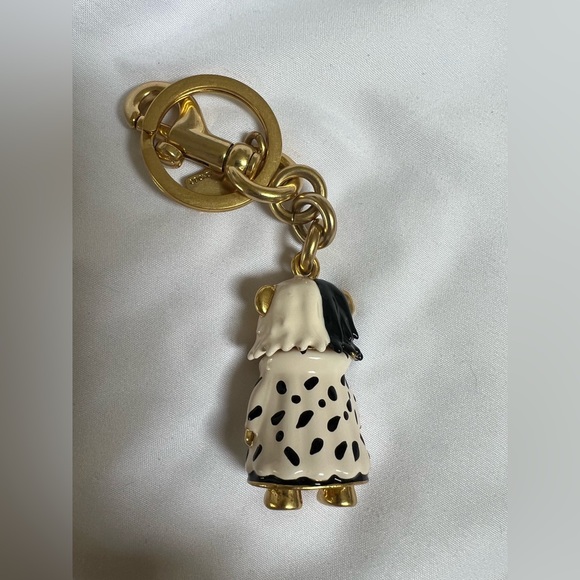 Coach | Accessories | Coach X Disney Cruella De Vil Bear 1 Dalmatians Bag Charm Keychain | Poshmark